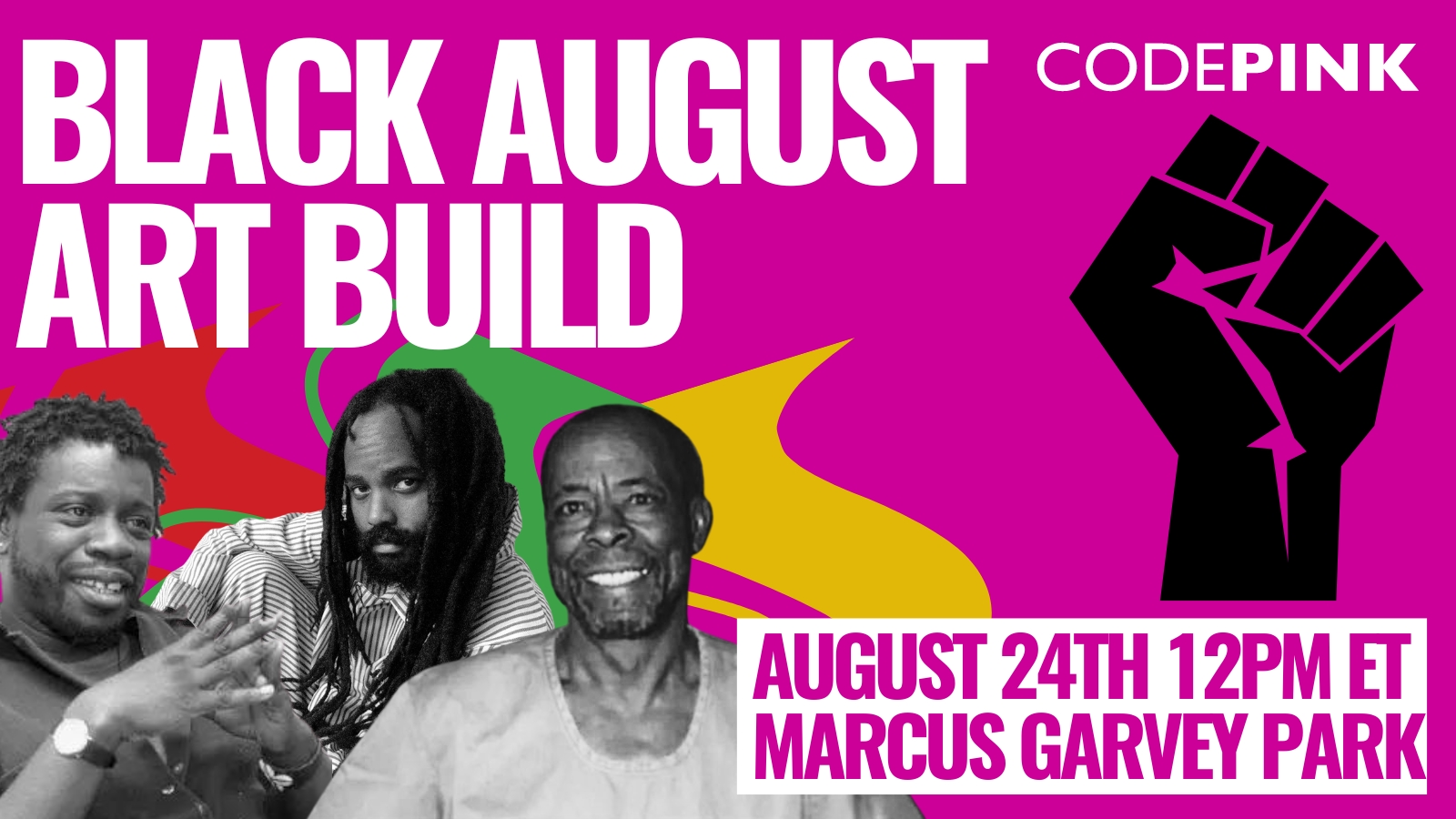 CODEPINK NYC Black August Art Build