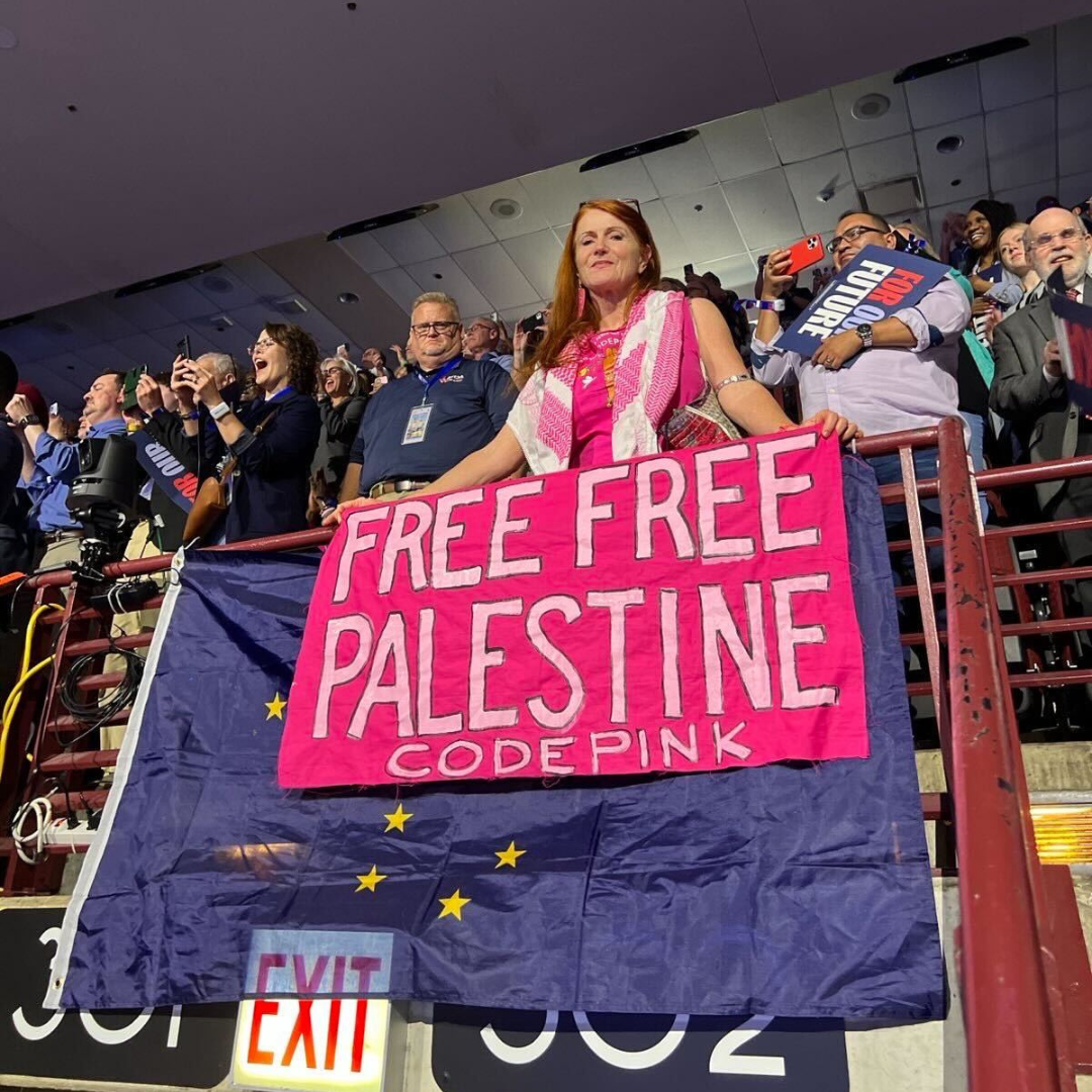 CODEPINK Brings Free Palestine Message Inside the DNC - CODEPINK ...