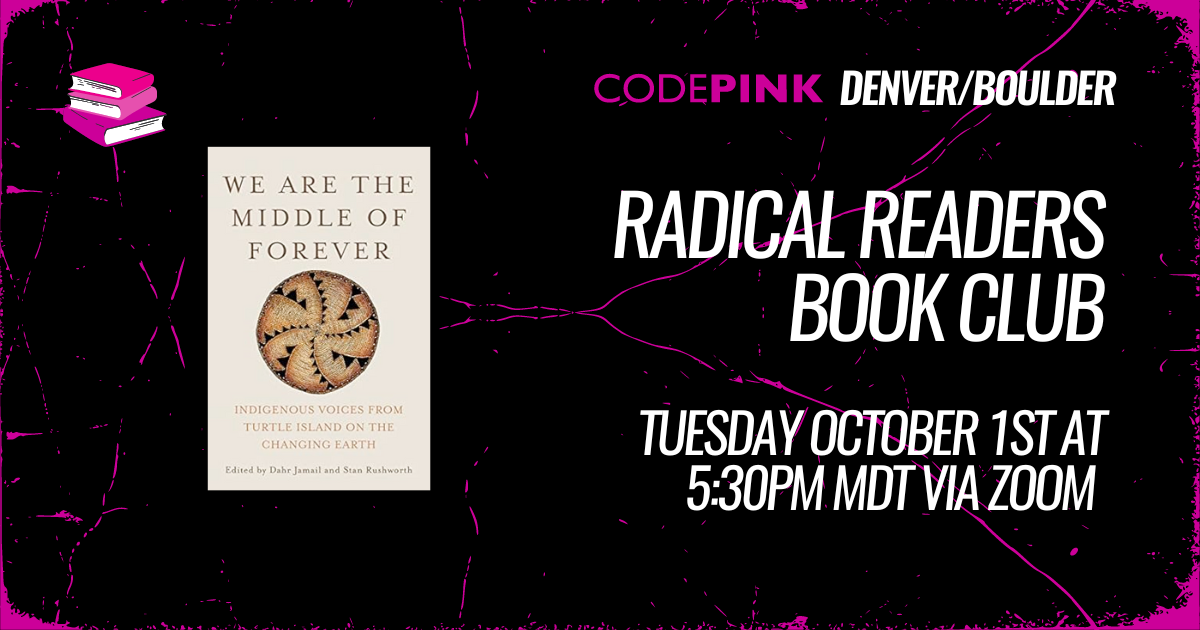 The Radical Readers Book Club - CODEPINK - Women for Peace