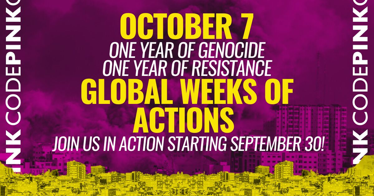Nationwide Days of Action Planned For One Year Anniversary of Genocide ...