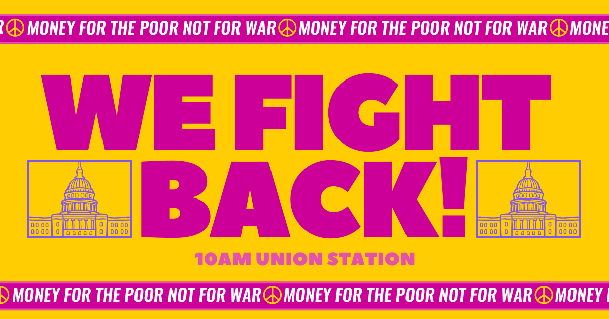 WE FIGHT BACK! Inauguration Day DC - CODEPINK - Women for Peace
