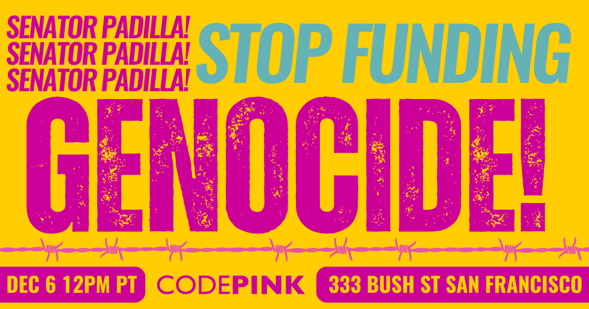 Bay Area Constituents to Hold Die-In Outside Sen. Padilla's Office ...