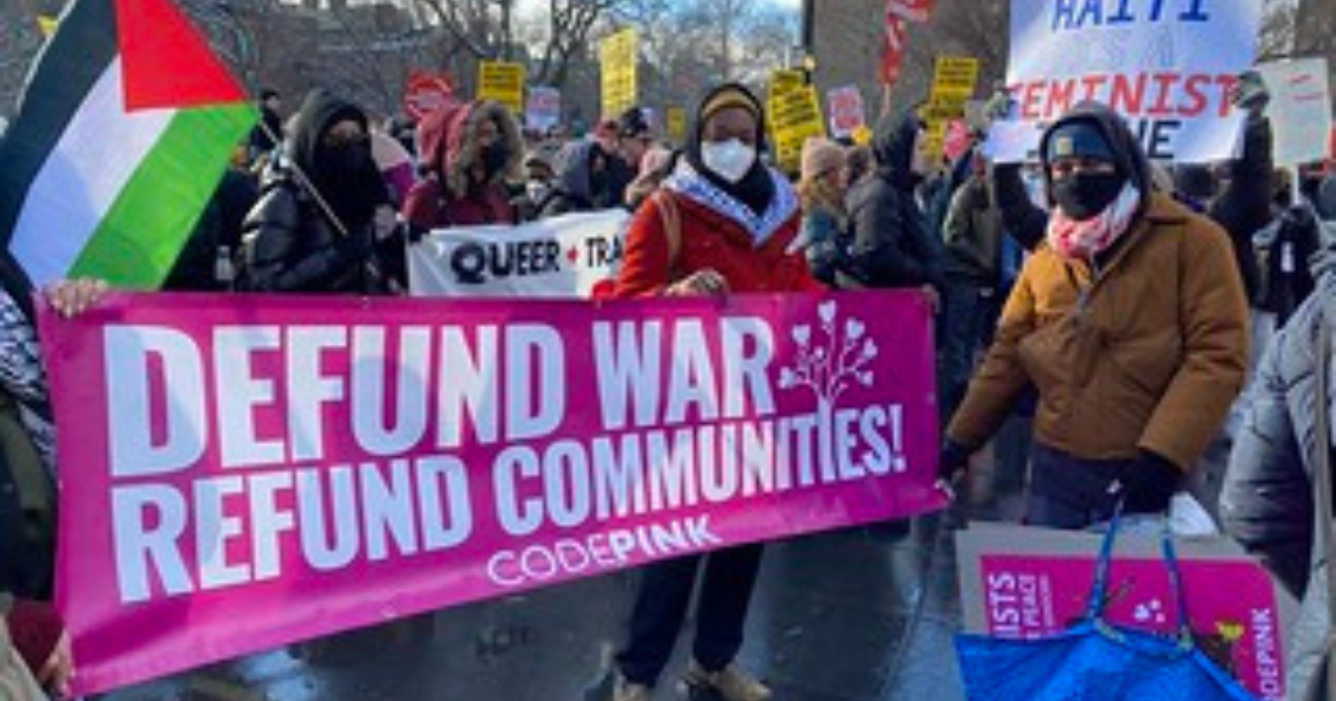Fighting Back with Peace: CODEPINK Brings Antiwar Message to ...