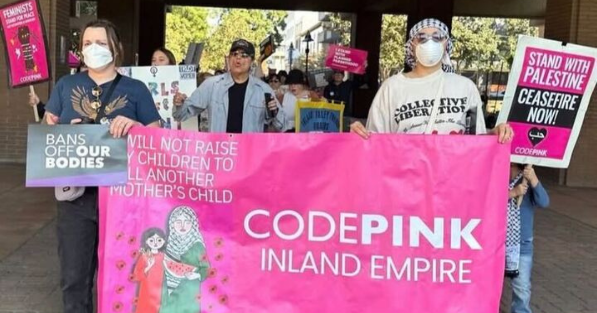 Fighting Back with Peace: CODEPINK Brings Antiwar Message to ...