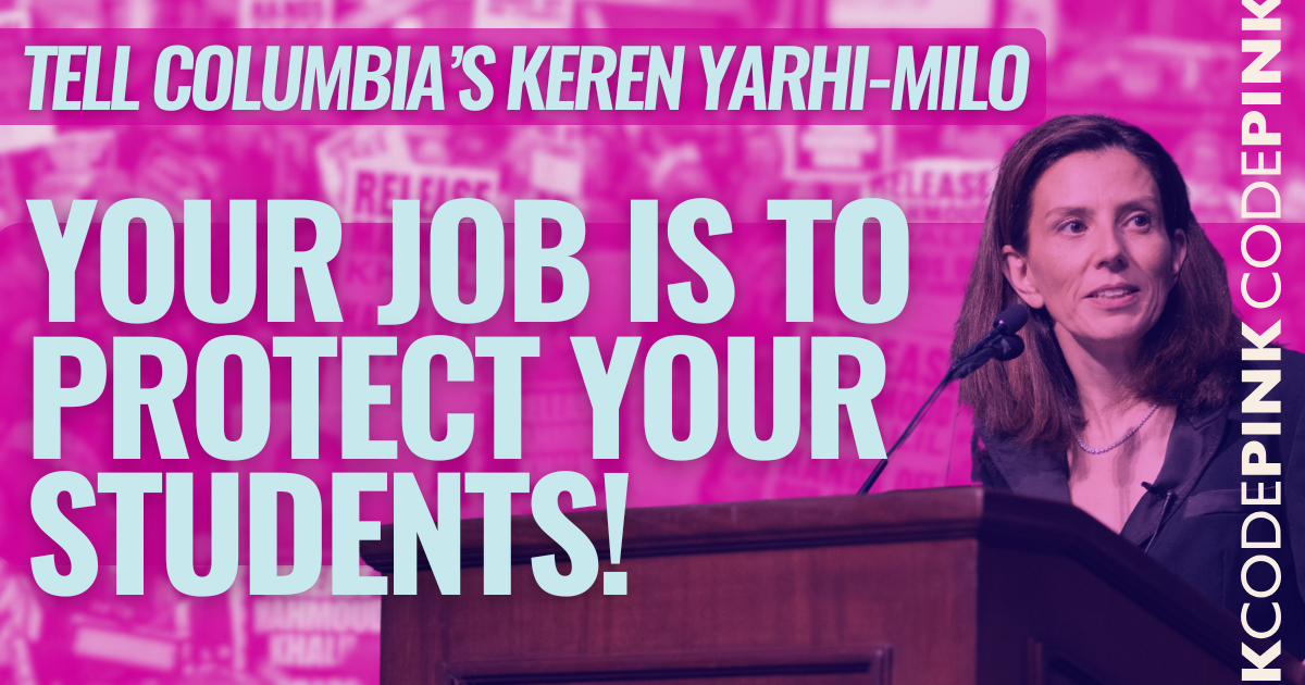 Tell Columbia’s Keren Yarhi-Milo: Your job is to educate, not suppress ...