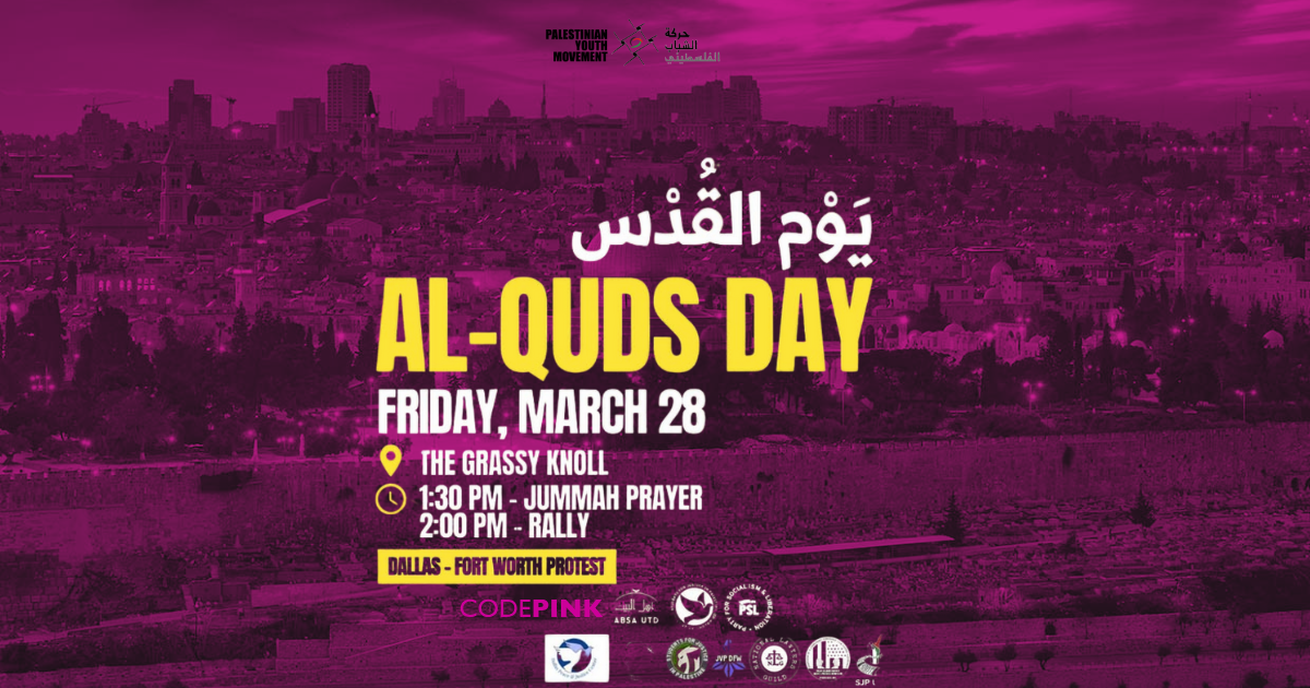Al-Quds Day Rally - Dallas - CODEPINK - Women for Peace