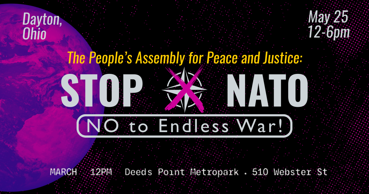 People’s Assembly for Peace & Justice: STOP NATO - CODEPINK - Women for ...