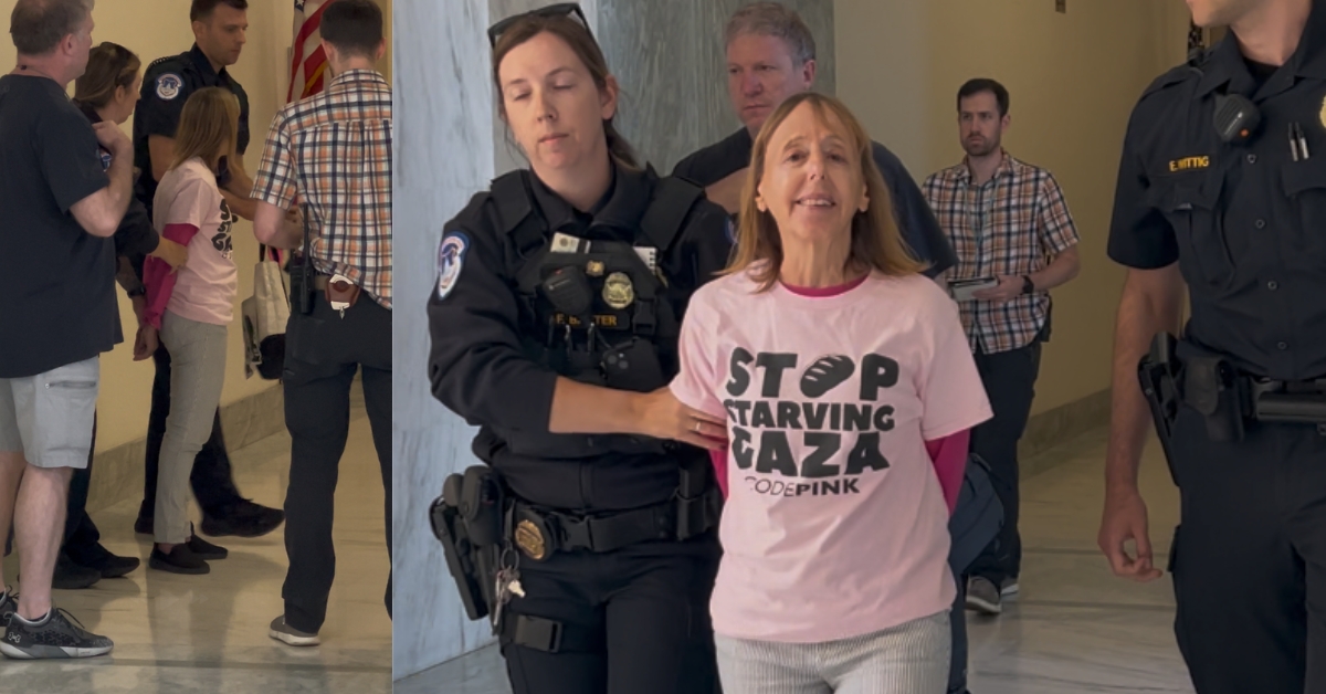 Medea Benjamin ARRESTED at U.S. Capitol for Asking Question About Qatar Attack - CODEPINK ...