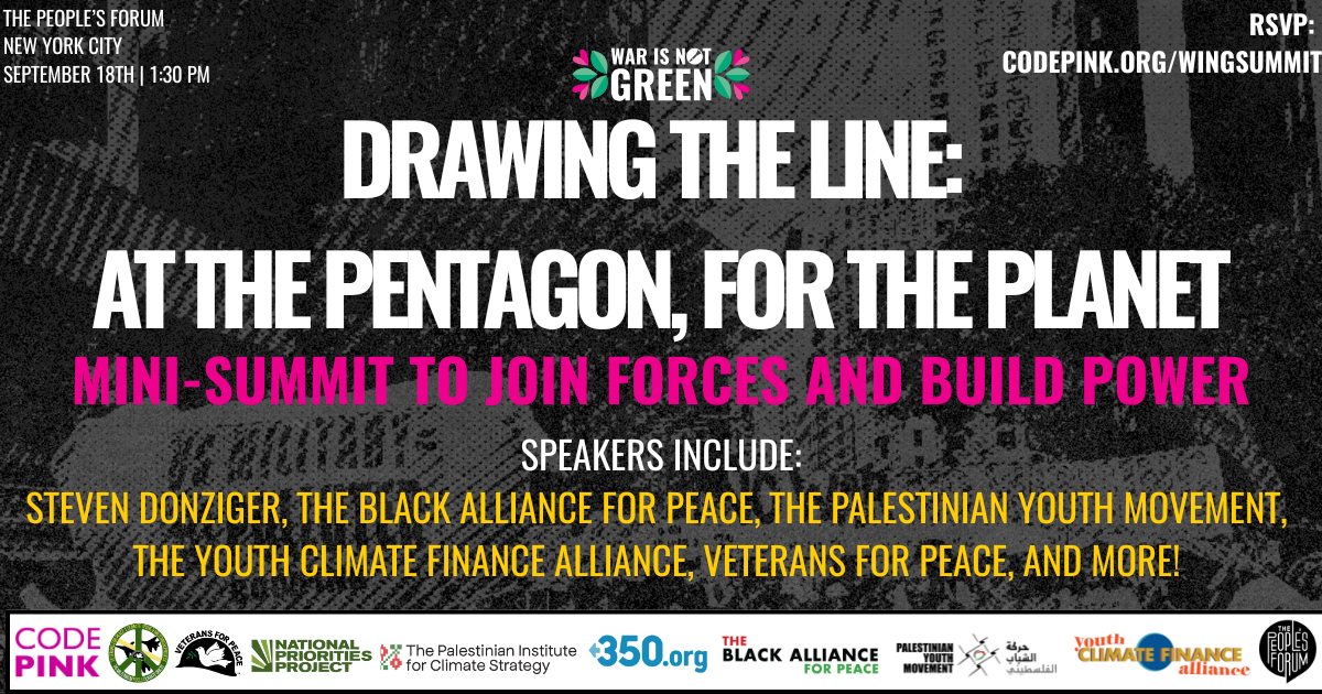 Drawing the Line At the Pentagon For the People Mini-Summit - CODEPINK ...