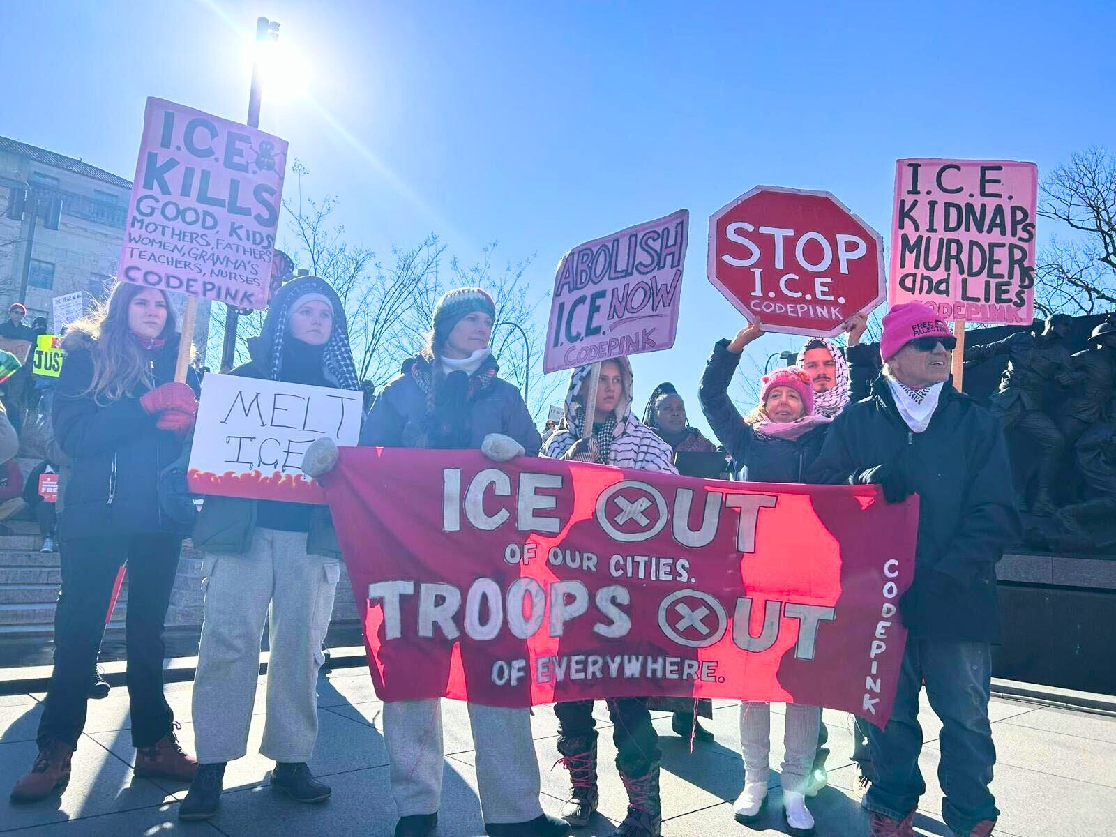 We don't have a lot of time left - CODEPINK - Women for Peace