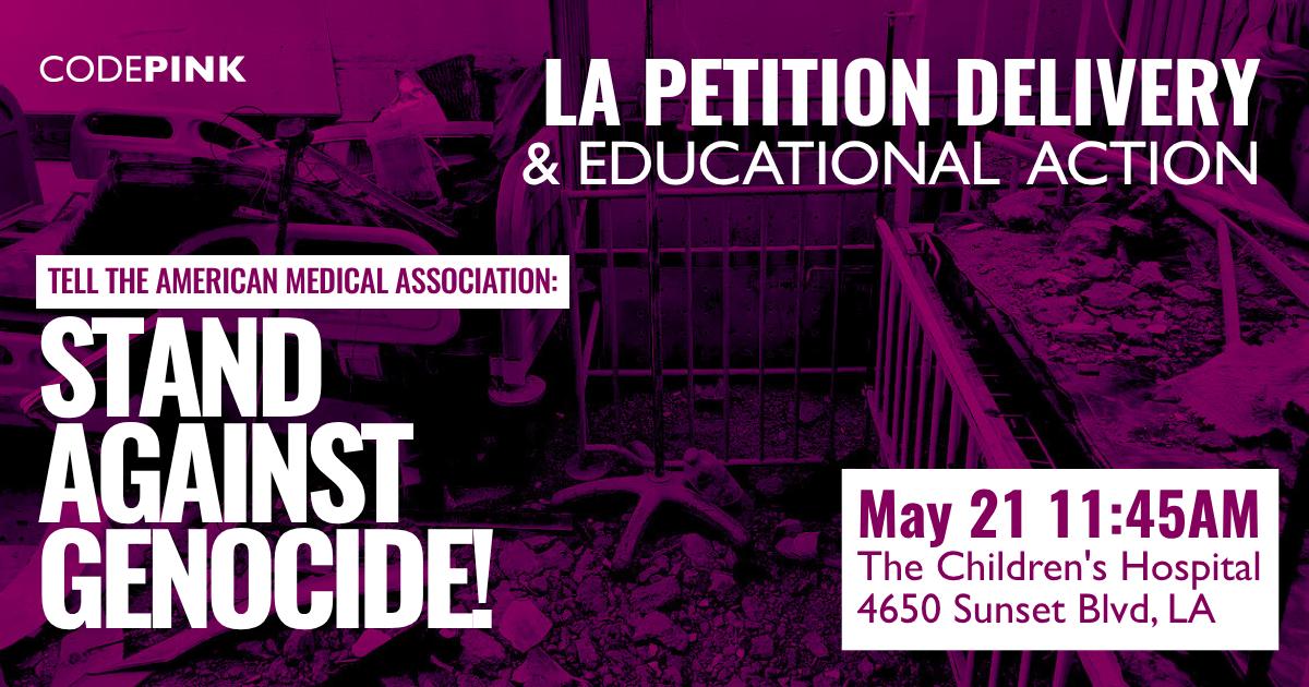 LA Petition Delivery & Educational Action: Tell the AMA to Stand ...