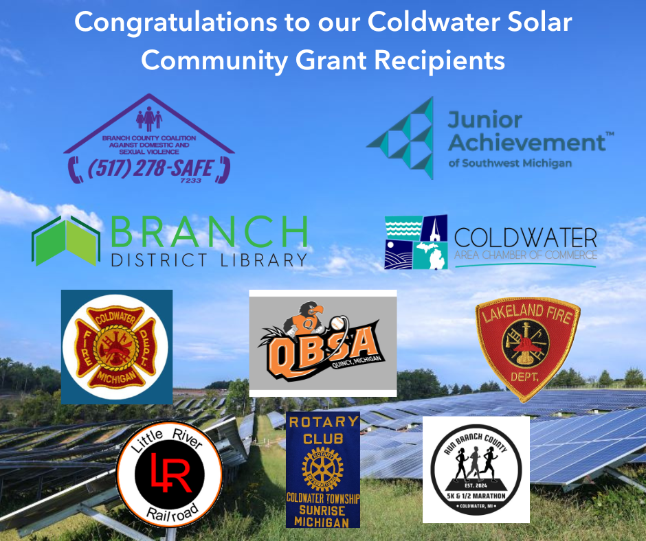 Coldwater Solar Powers Ten Community Organizations Through Grant Awards ...