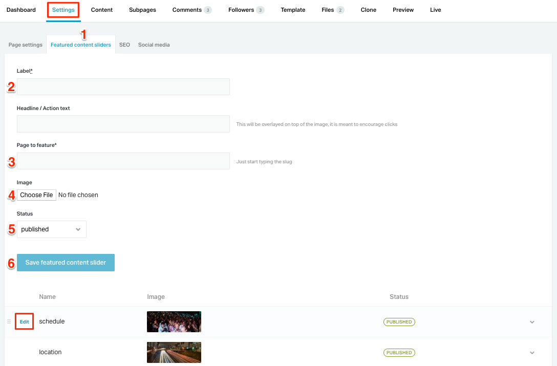 Feature Content Sliders - Alumni Leader's Toolkit