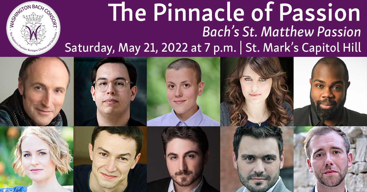 J.S. Bach’s St. Matthew Passion with WBC