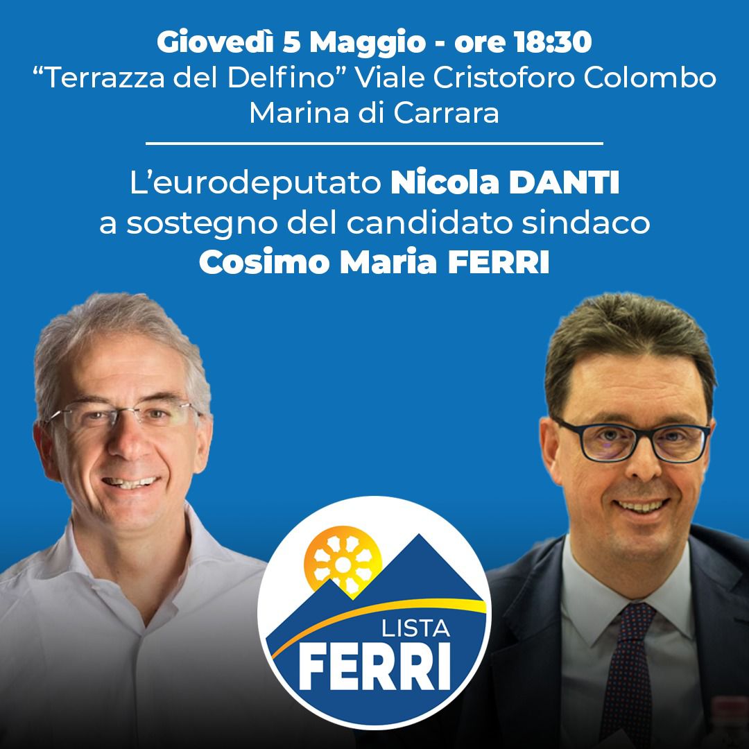 L'eurodeputato Nicola Danti a sostegno del candidato sindaco Cosimo ...