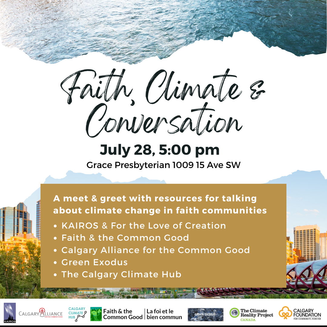Faith, Climate & Conversation - Calgary Alliance for the Common Good