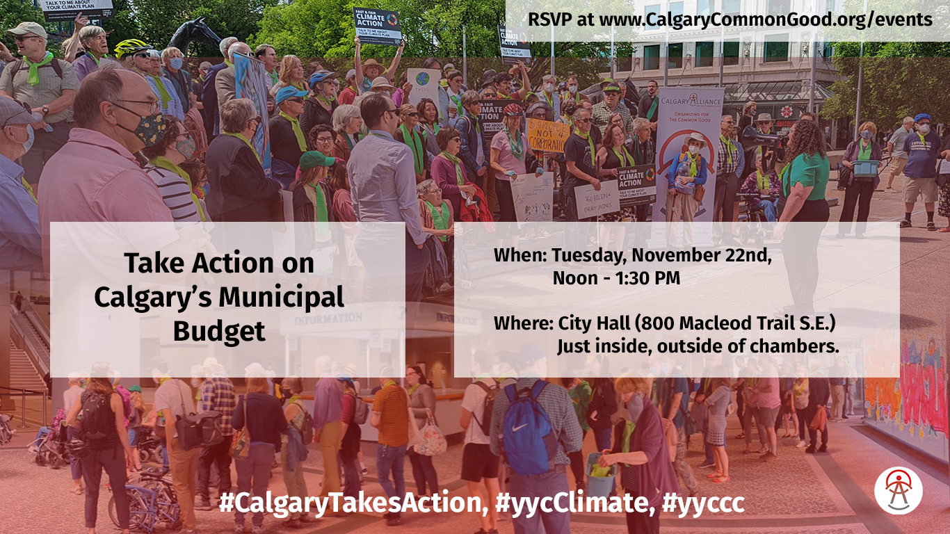 Take Action on Calgary's Municipal Budget - Calgary Alliance for the ...
