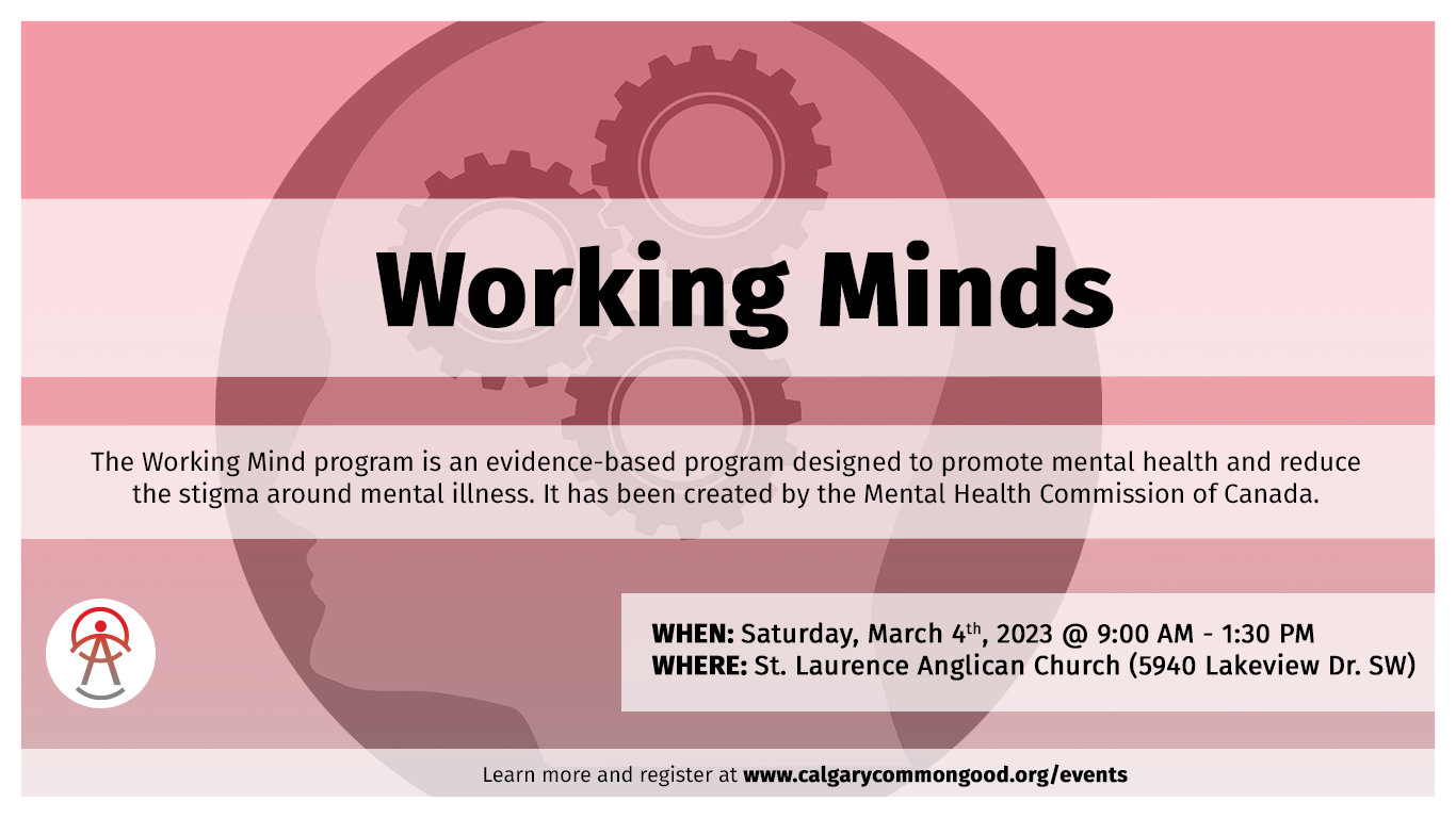 Working Minds Certified Training with the Calgary Alliance for the ...