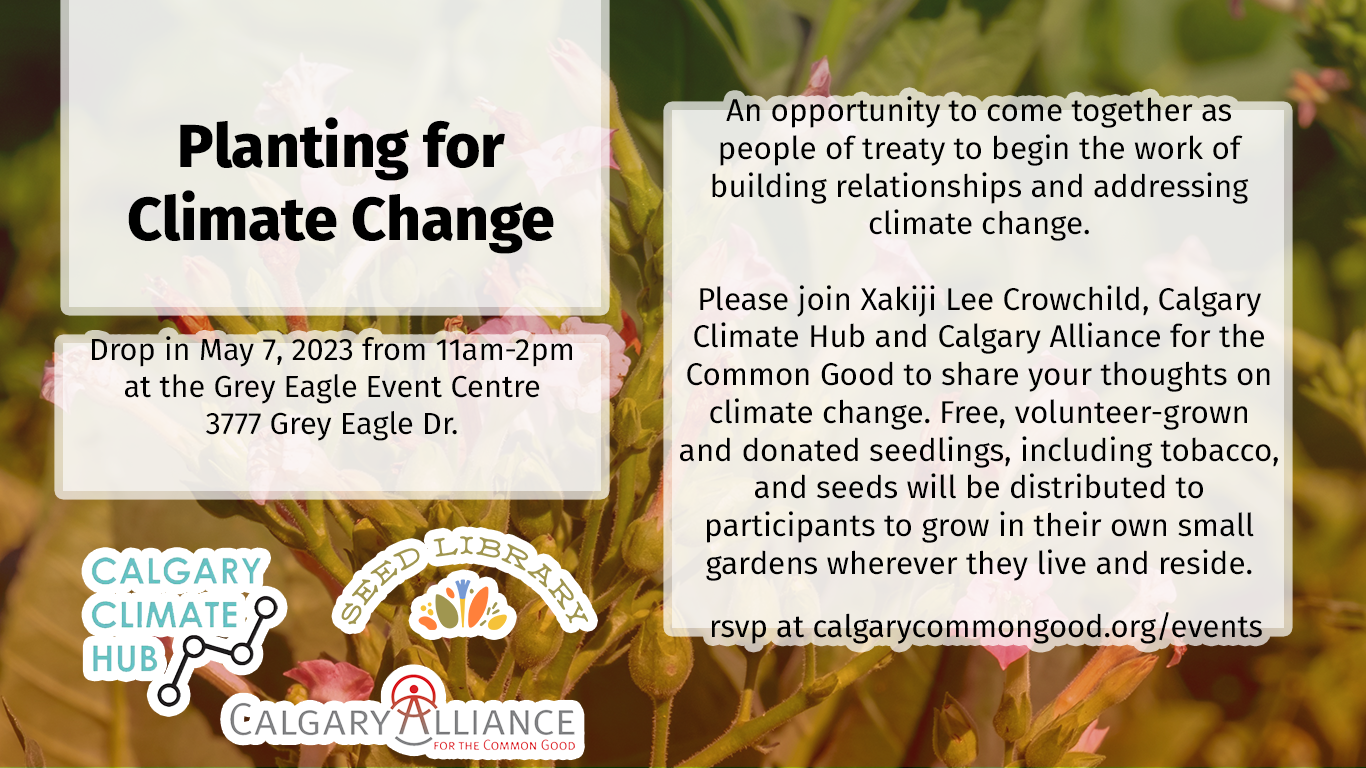 Planting for Climate Change - Calgary Alliance for the Common Good