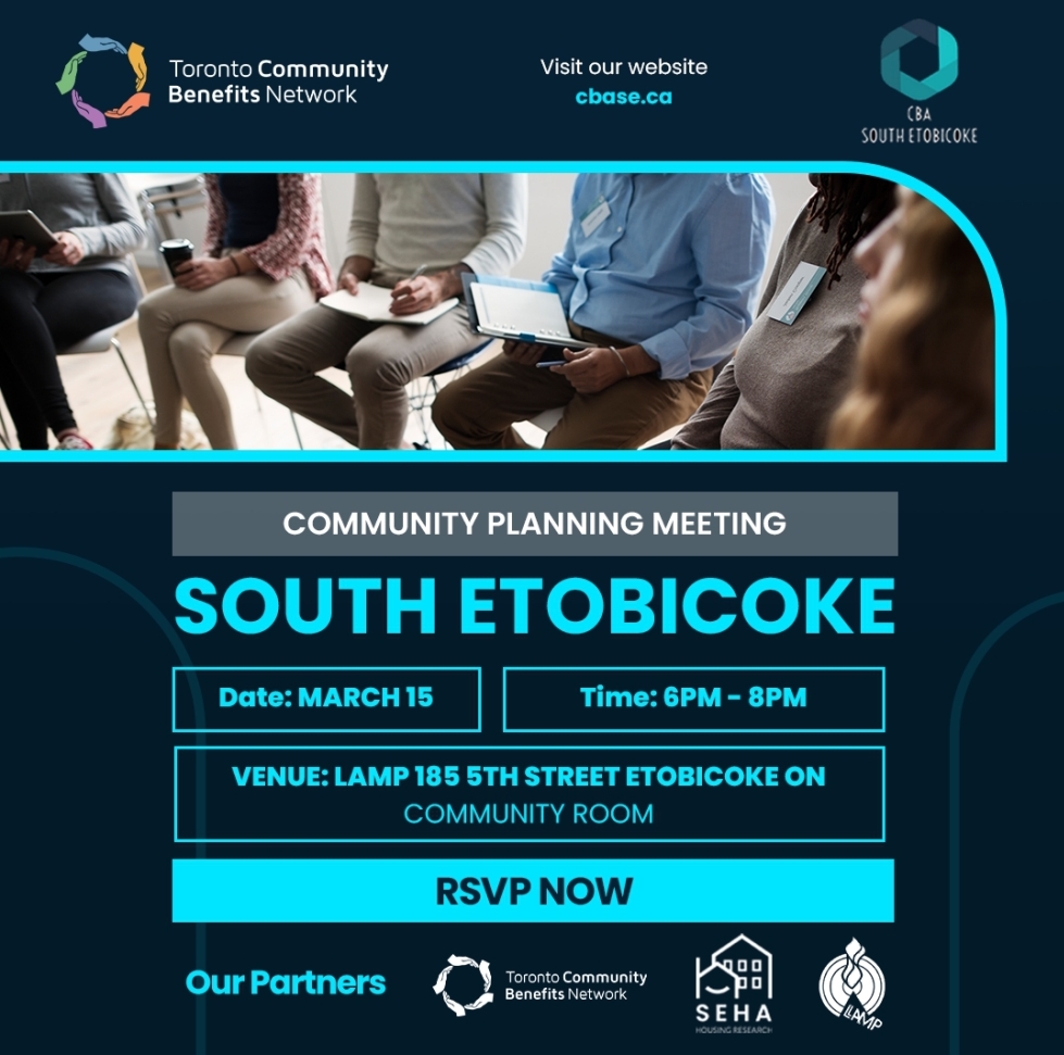 Community Benefits For South Etobicoke - Community Planning Meeting ...