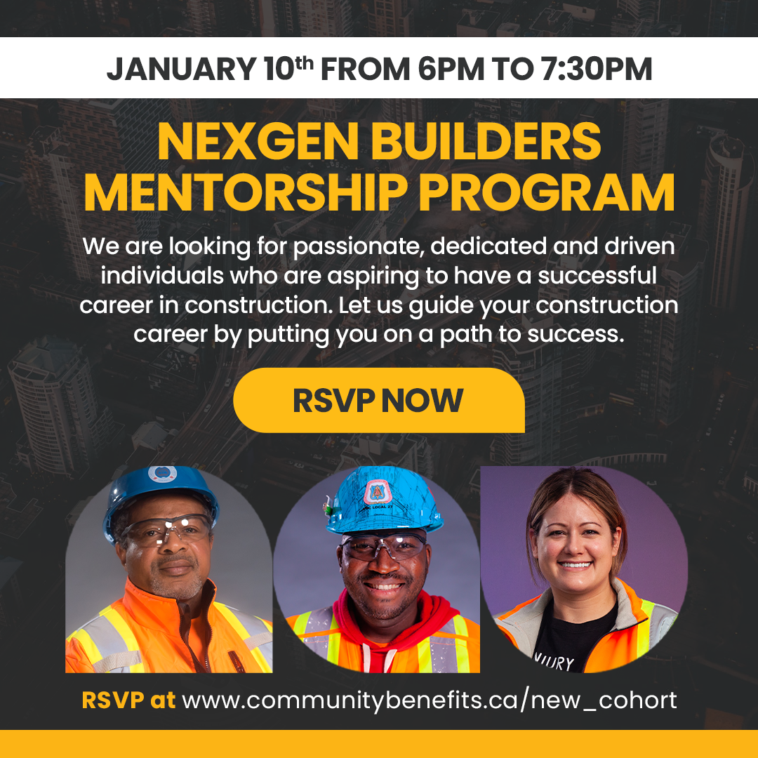 NexGen Builders Mentee 2023 - Toronto Community Benefits Network