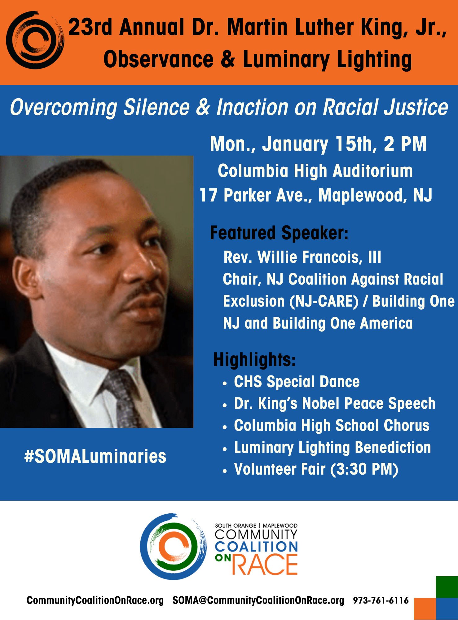 2024 Dr. King Observance, Volunteer Fair, & Luminary Lighting - South ...