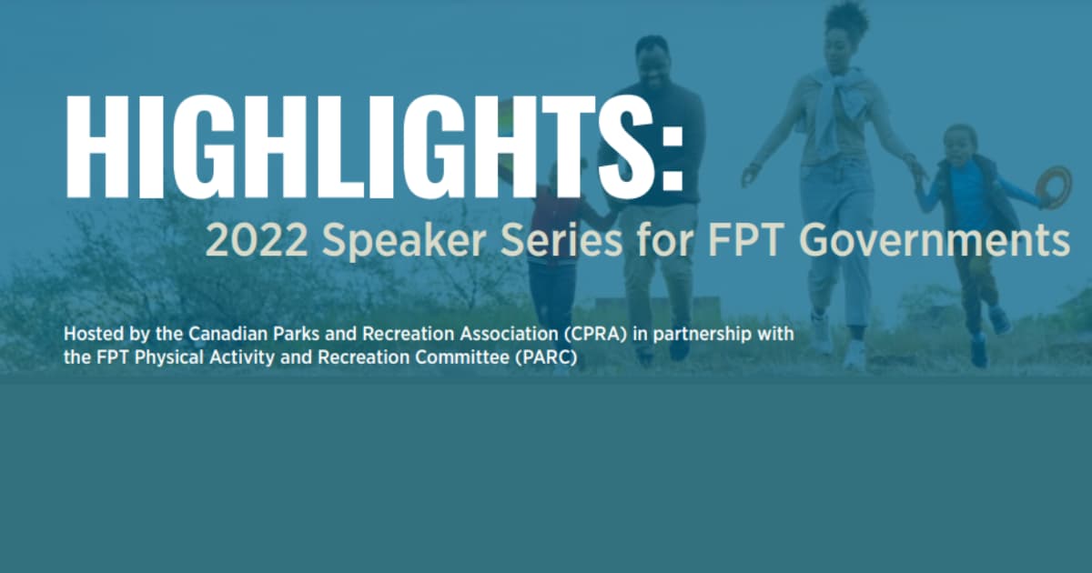 Impact of COVID-19 on the recreation, physical activity, and community ...