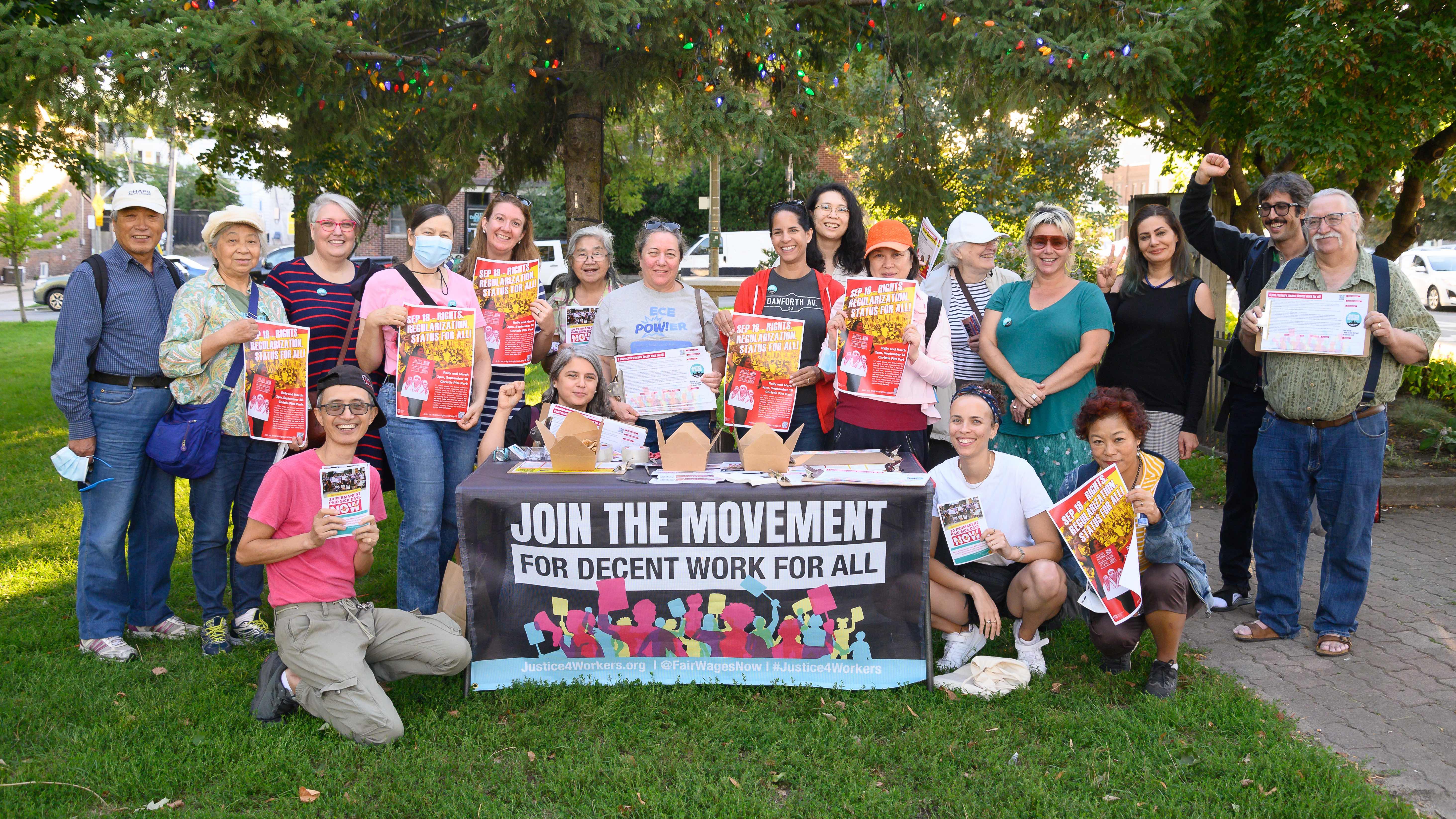 Decent Work Organizing Meeting - Justice for Workers