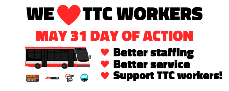 Support workers! Keep the TTC Public!