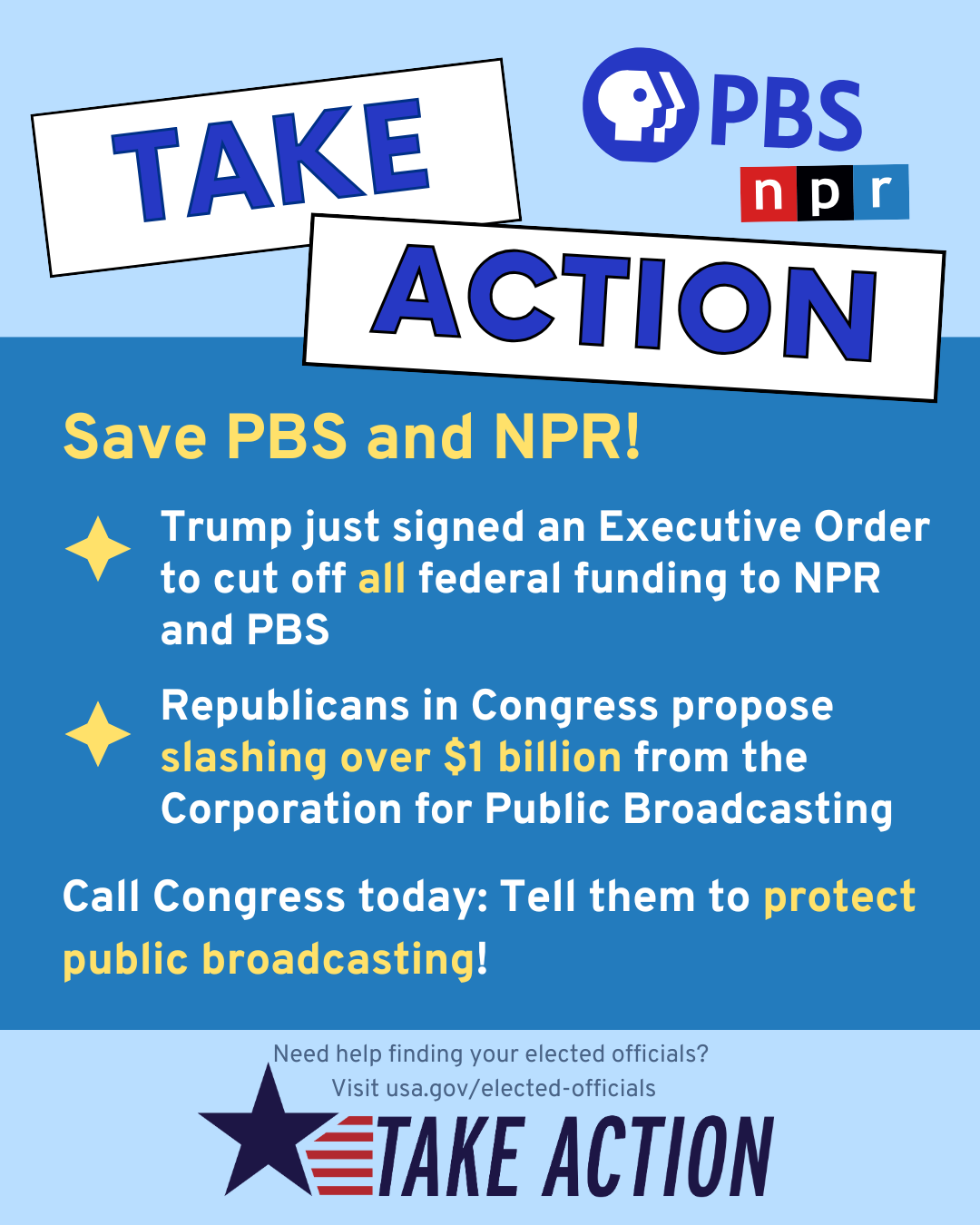 Save NPR and PBS - Democrats Abroad