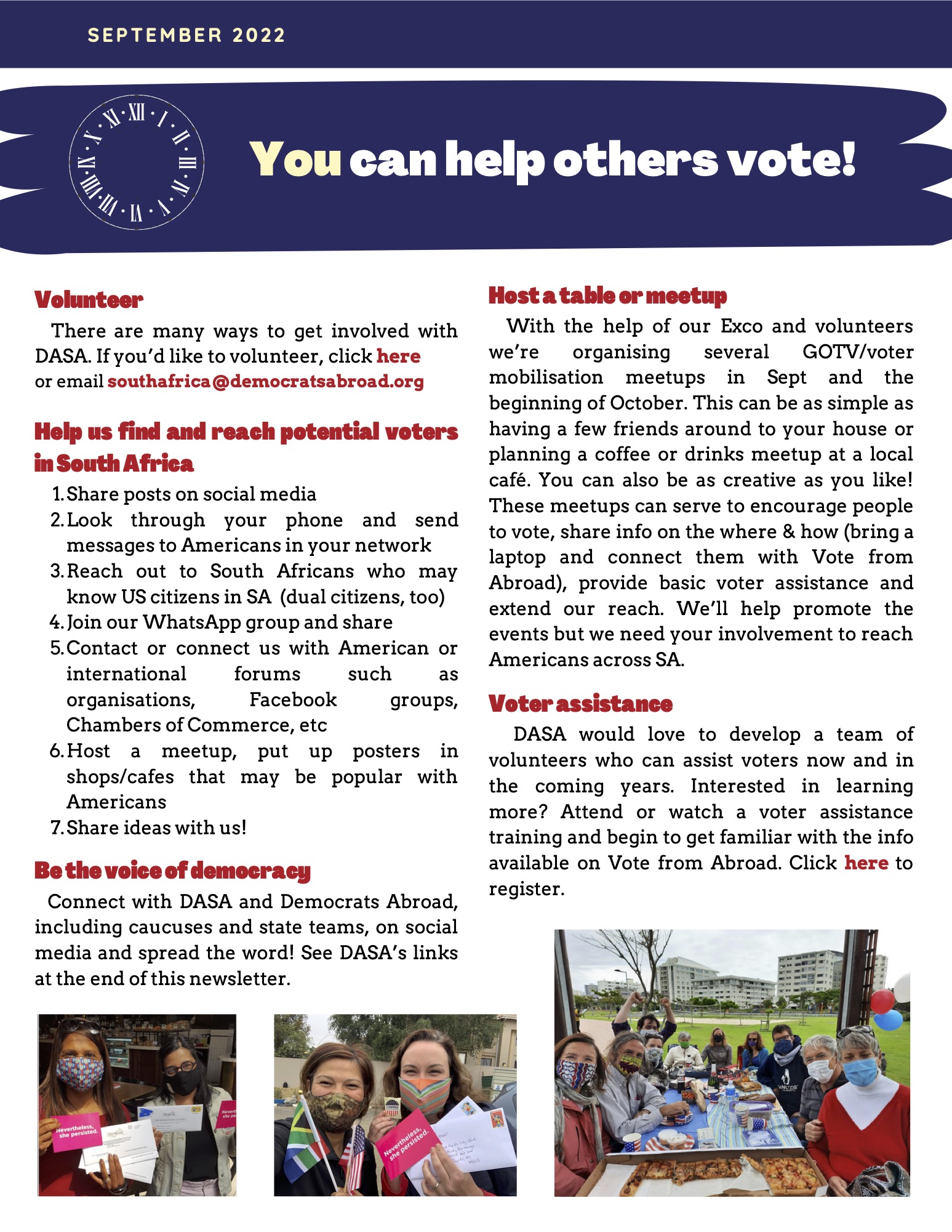 DASA Insider – September 2022 - Democrats Abroad