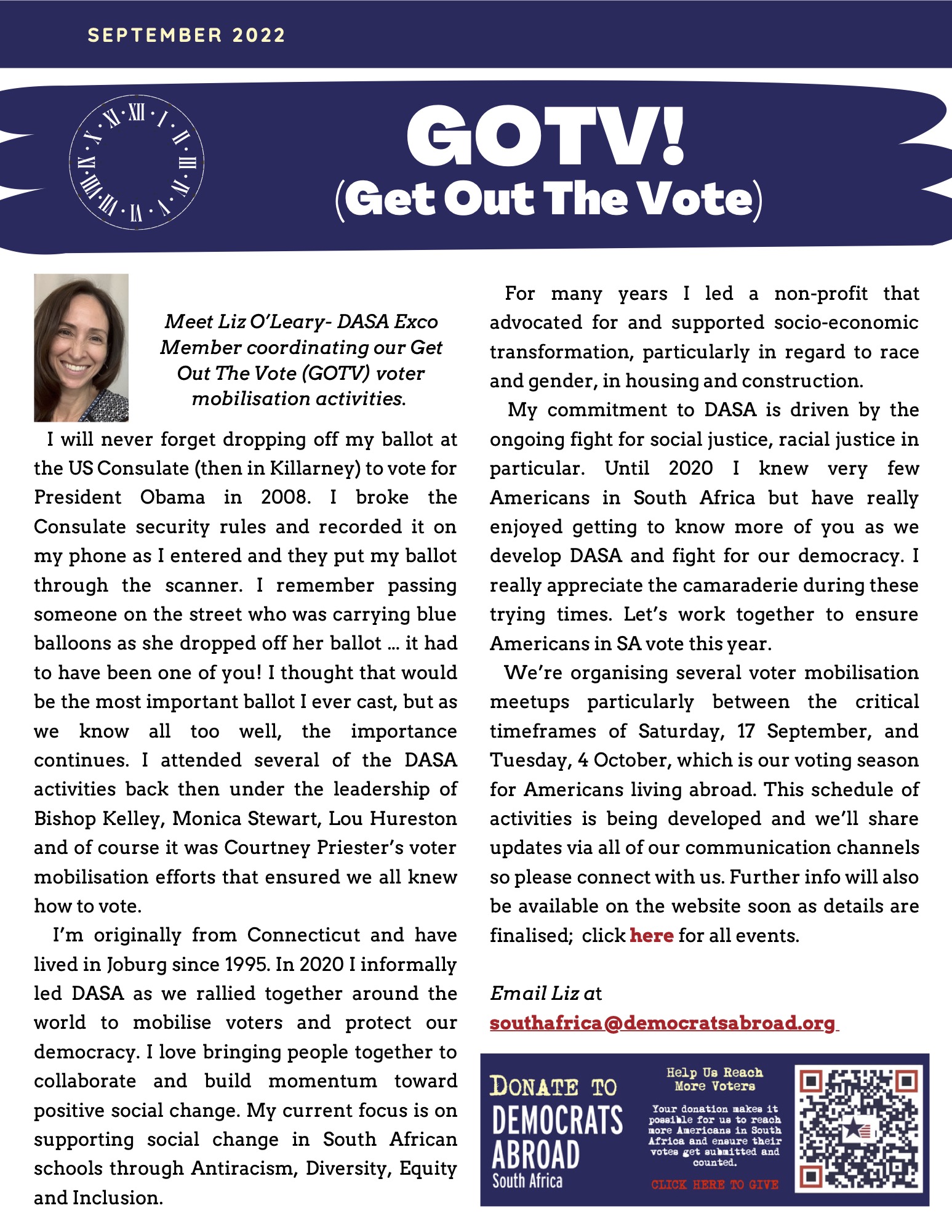 DASA Insider – September 2022 - Democrats Abroad