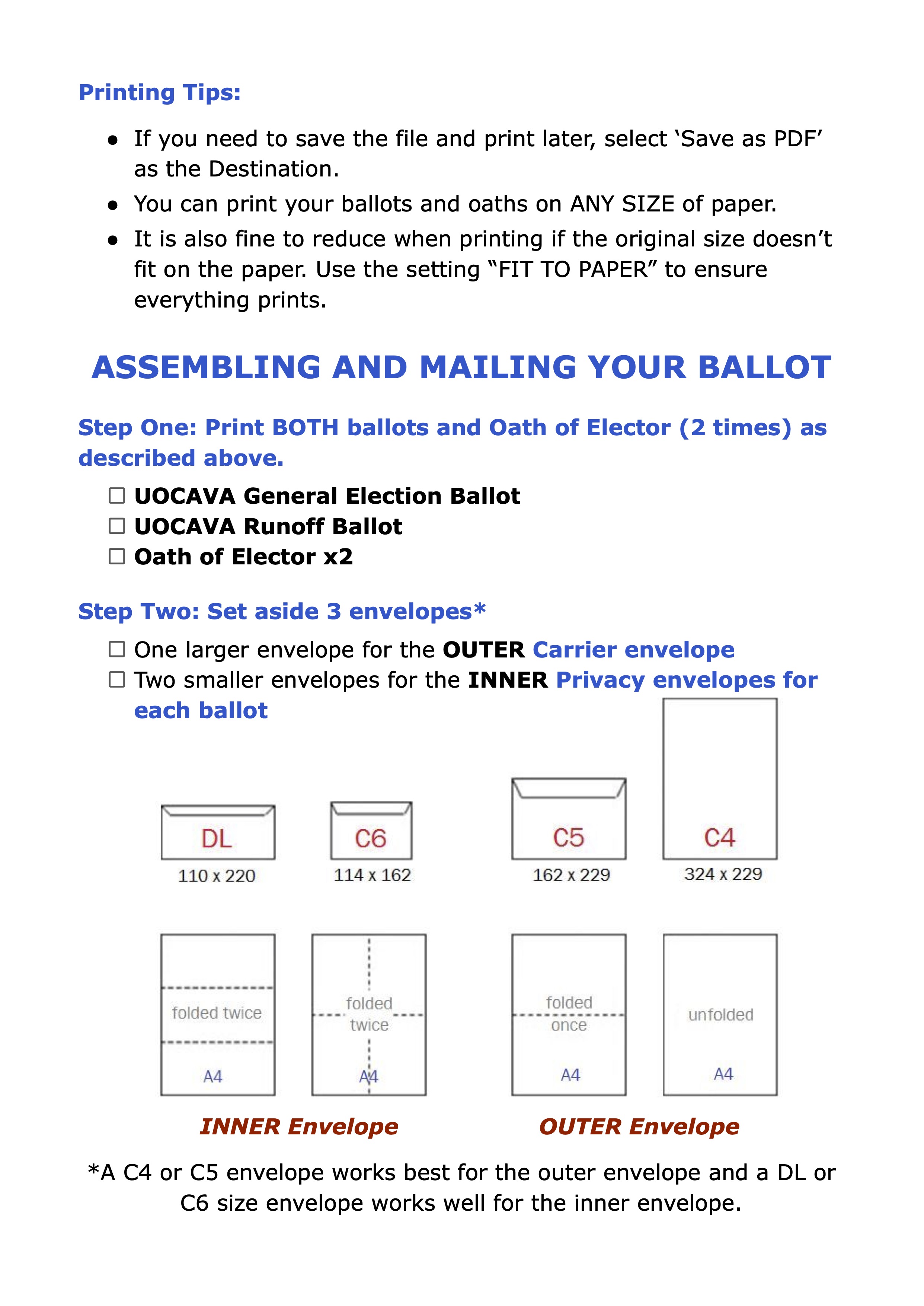 GA Ballot Return - Democrats Abroad