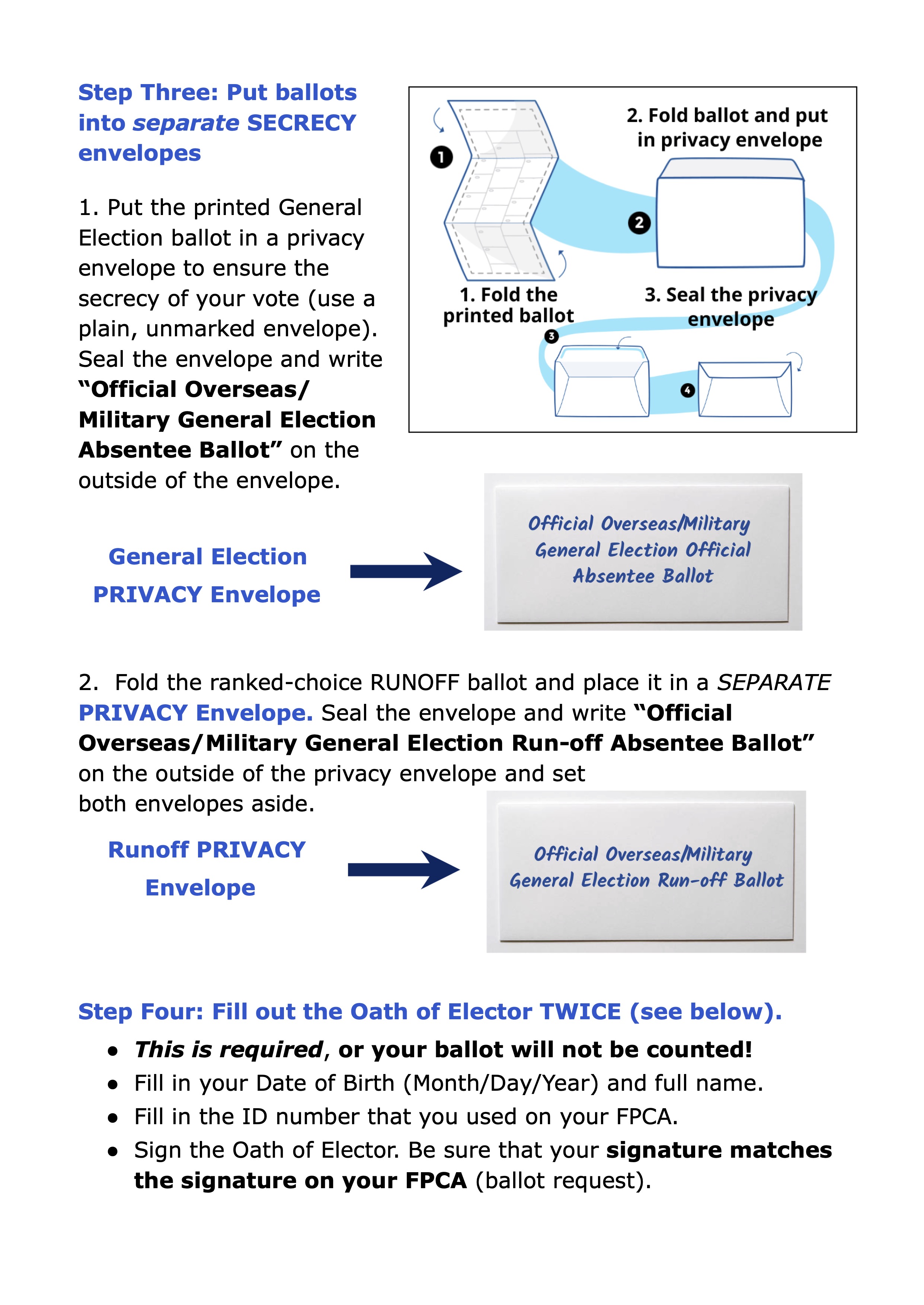 GA Ballot Return - Democrats Abroad