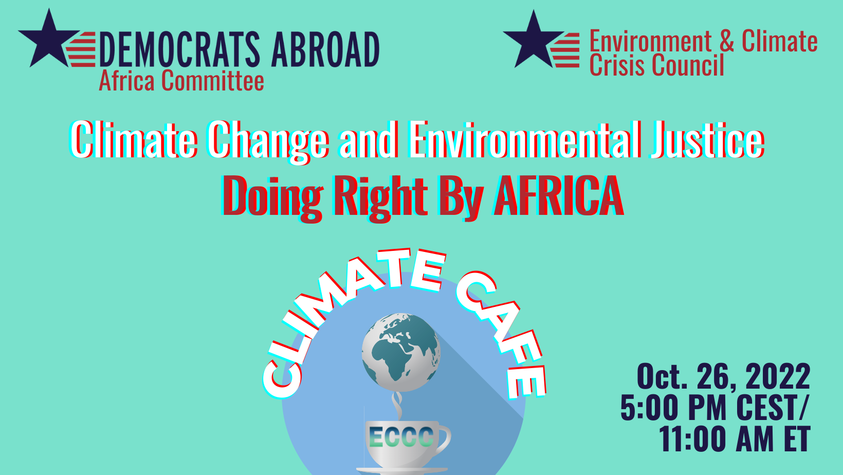 October Climate Cafe - Democrats Abroad