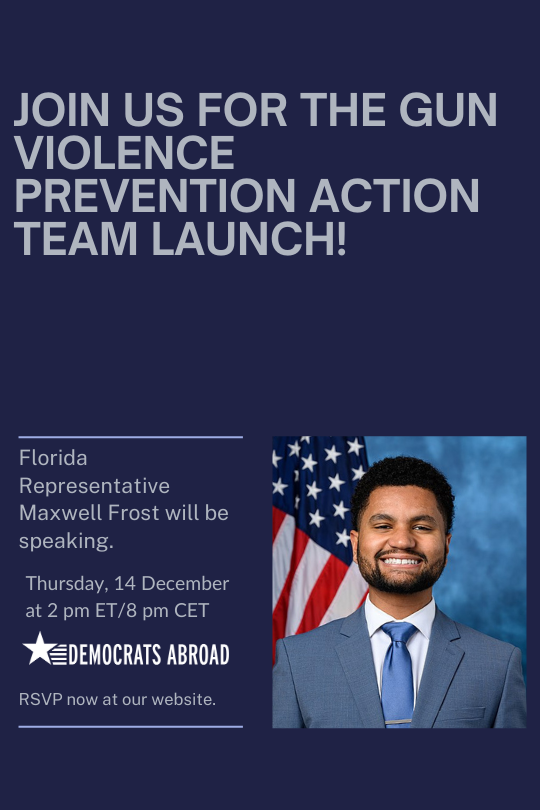 Join us for the Gun Violence Prevention Action Team Launch! - Democrats ...