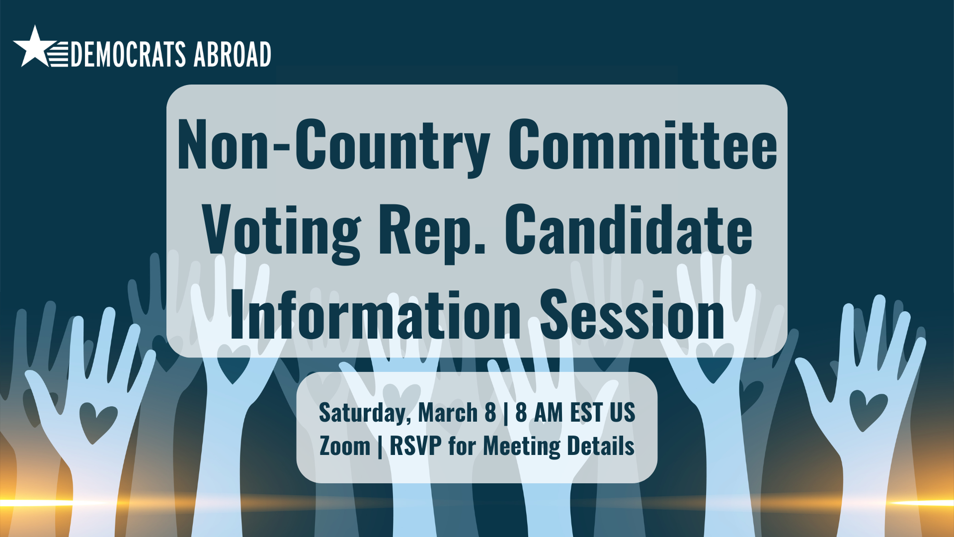Non-CC Voting Representative Information Session