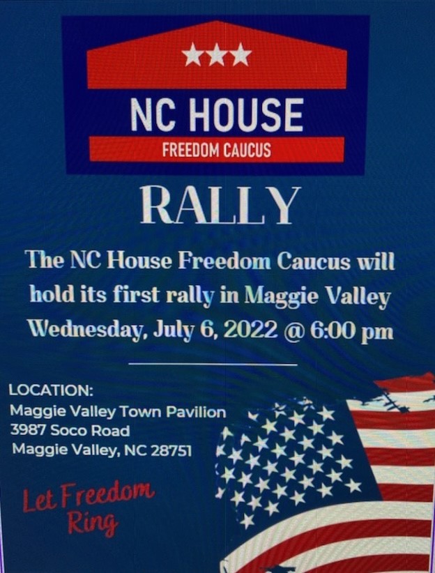 NC House of Freedom Caucus Rally - Haywood County Republican Party