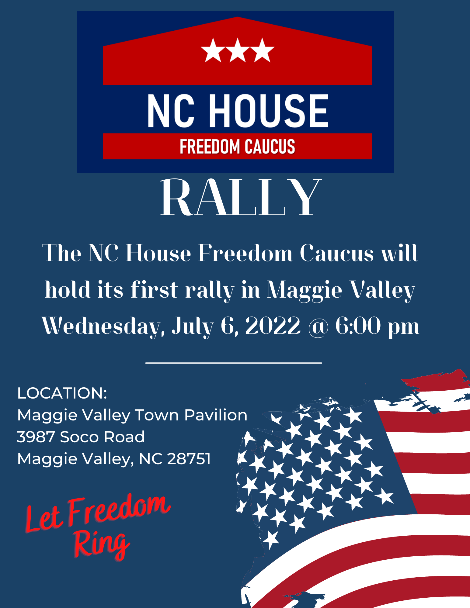 NC House Freedom Caucus Rally 2022 - NC GOP Congressional District 11