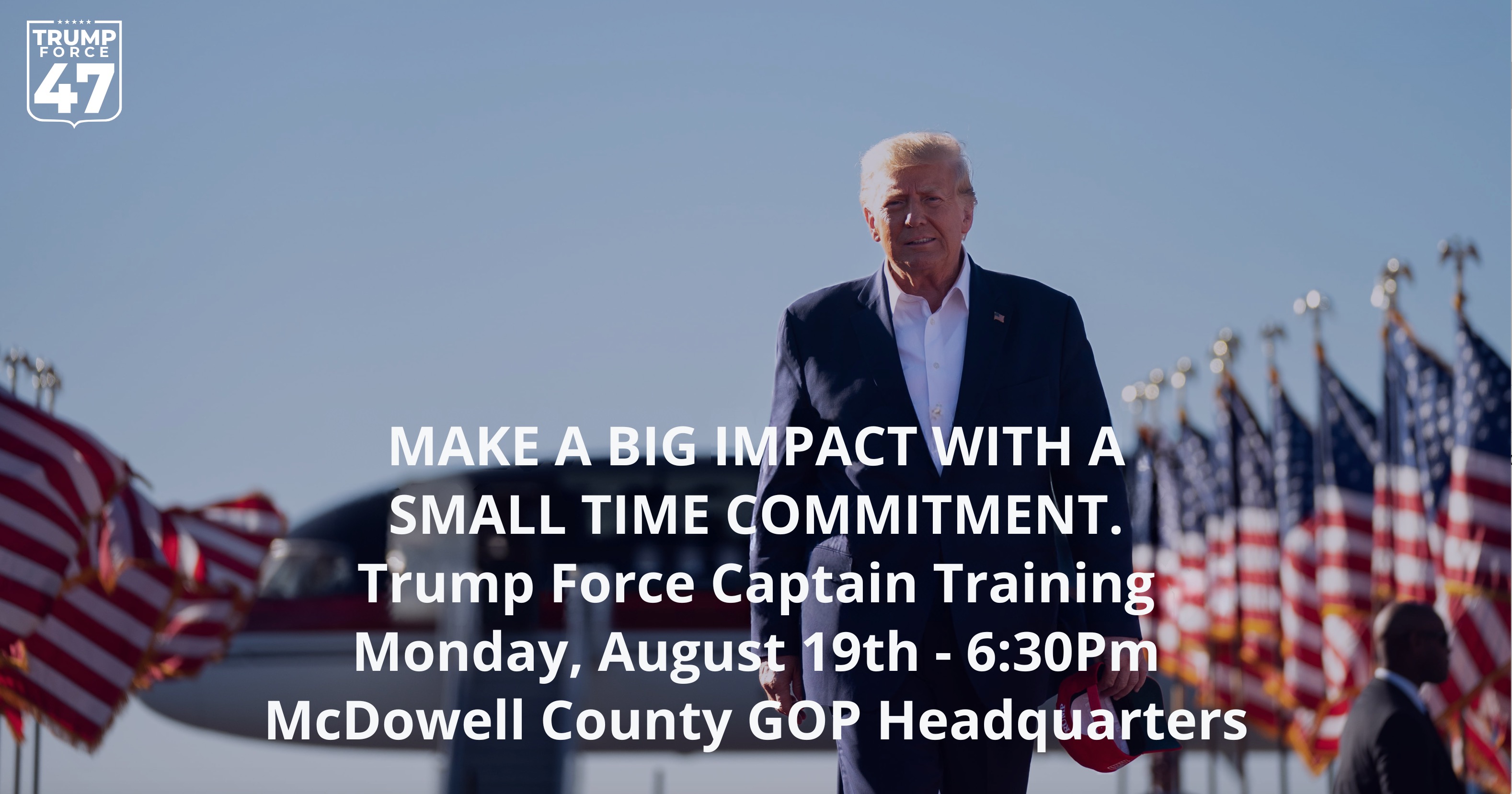 Trump Force 47 Captain Training - McDowell County Republican Party