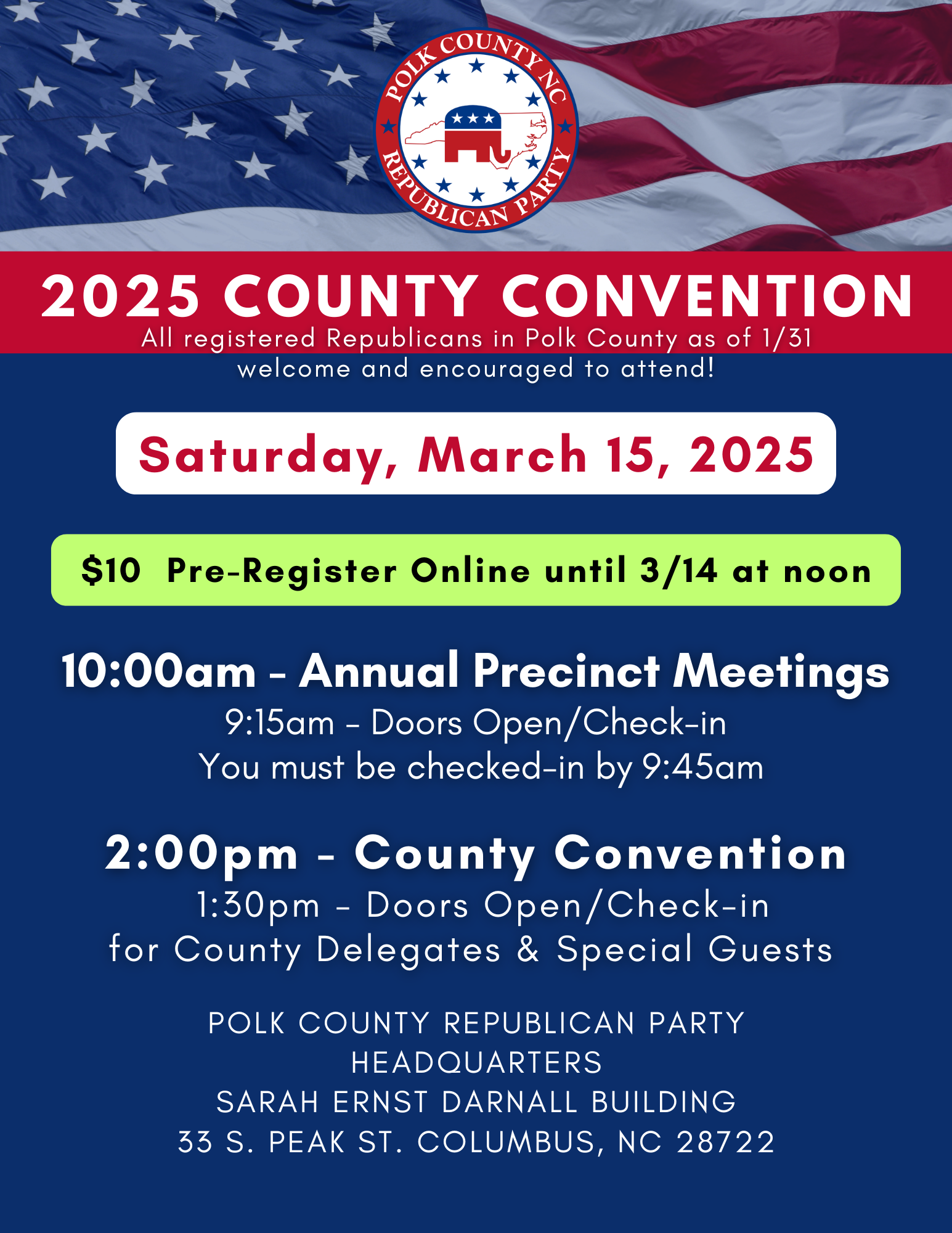 2025 County Convention - Polk County Republican Party
