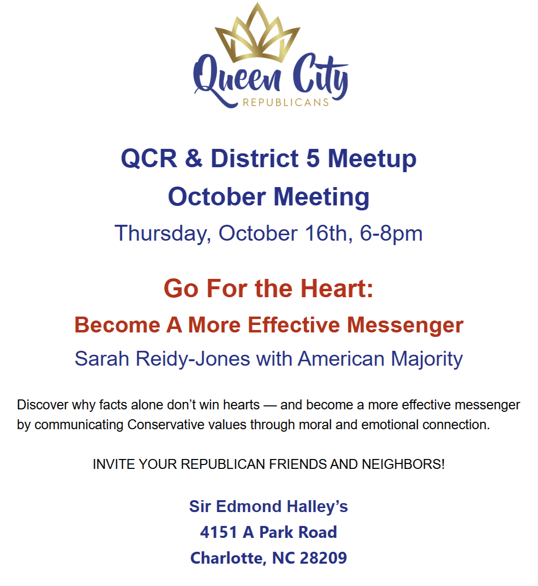 District 5 Meetup - Mecklenburg County Republican Party