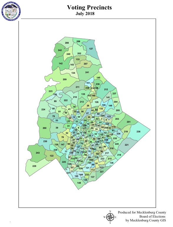 Board of Commissioners District Map and Precinct Map