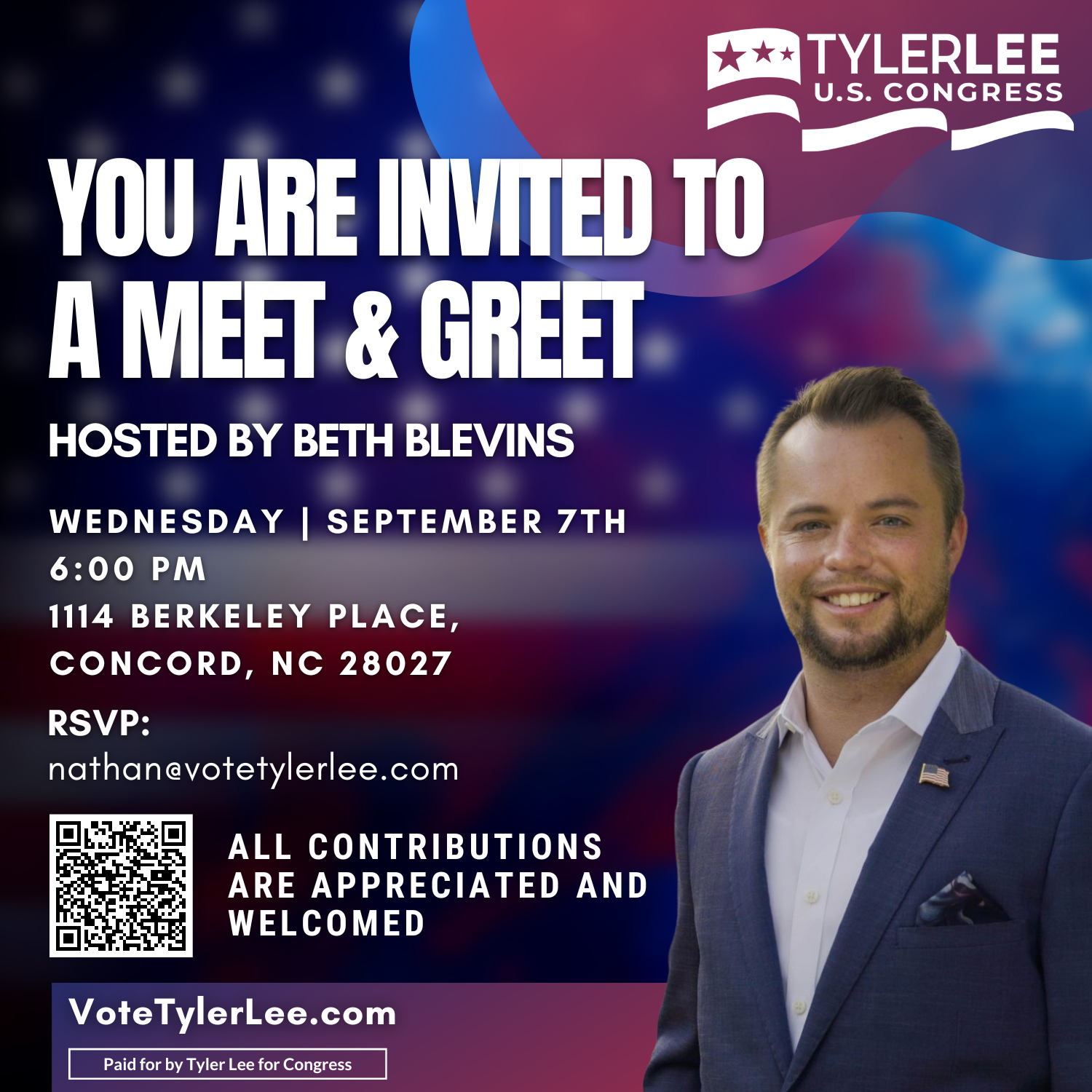 Meet and Greet with Tyler Lee - Mecklenburg County Republican Party