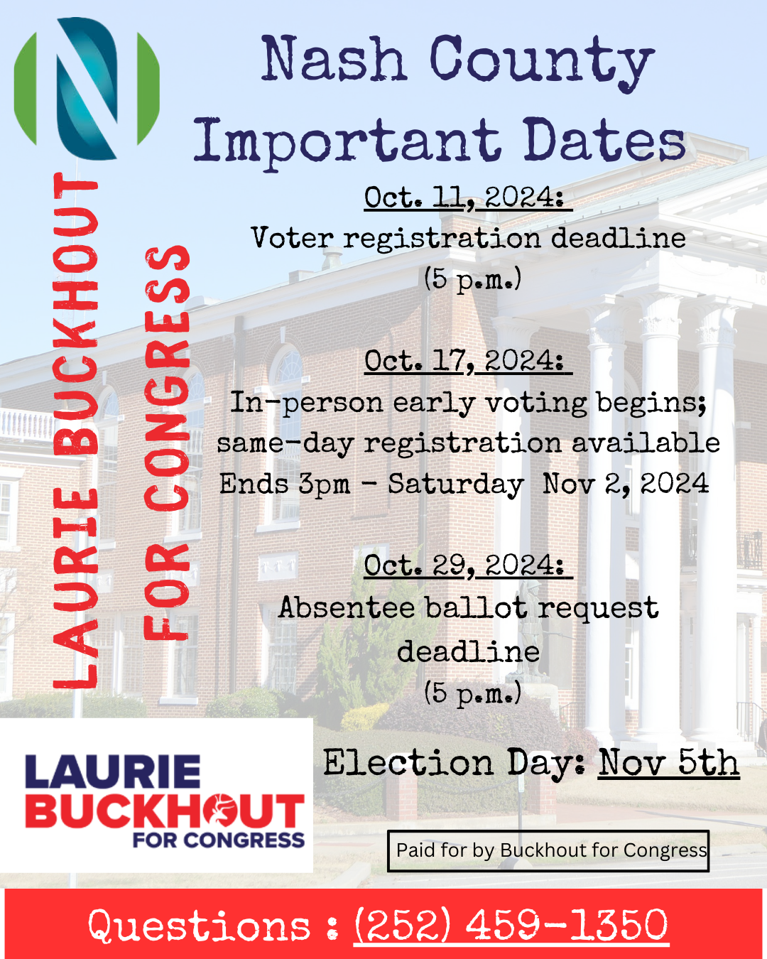 Let's support Laurie - Nash County Republican Party