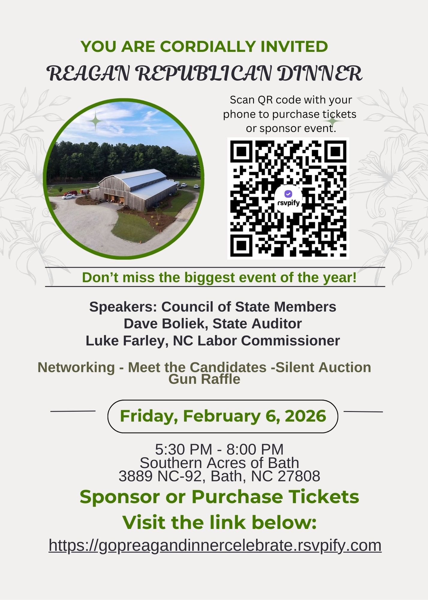 Reagan Republican Dinner/Celebration - Beaufort County Republican Party