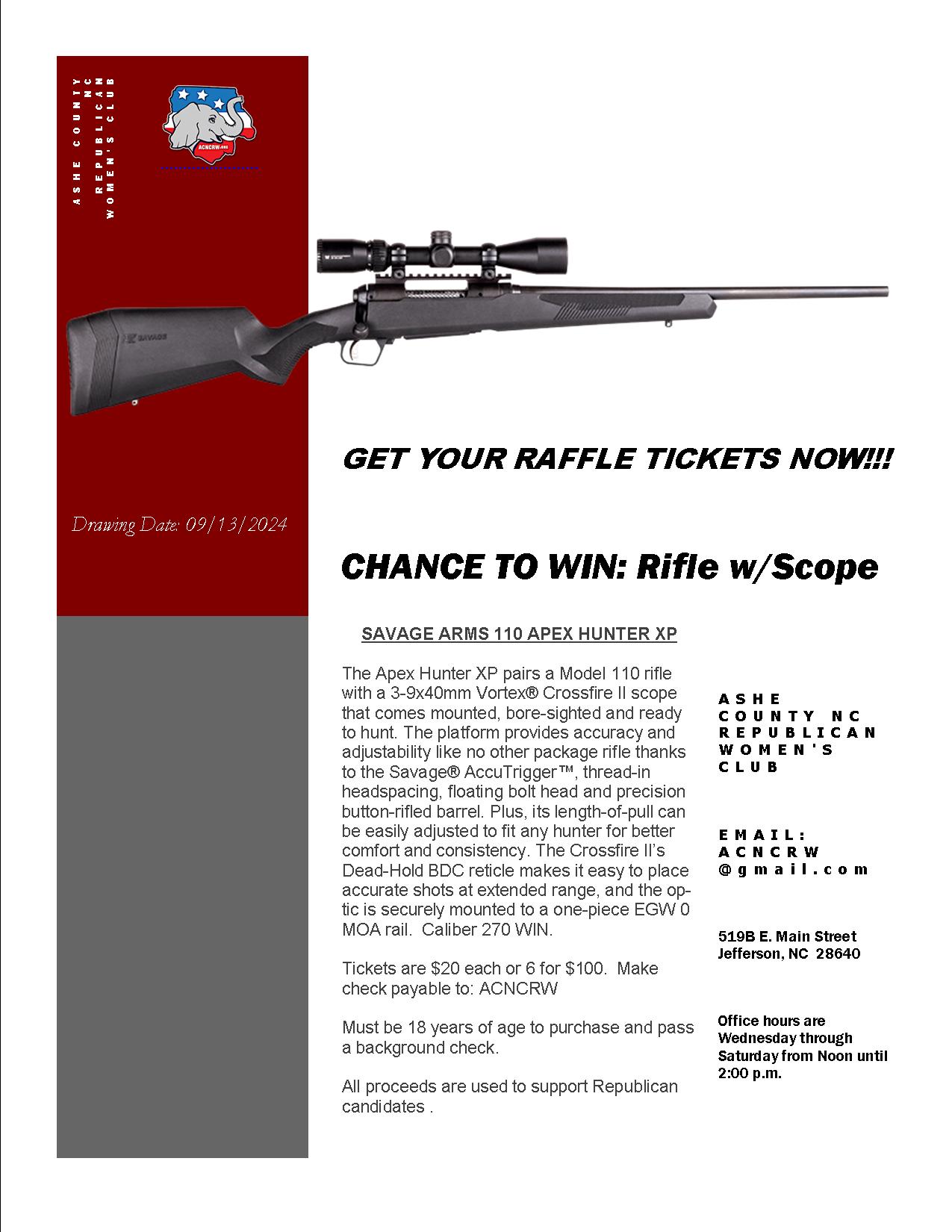 ACNCRW Gun Raffle