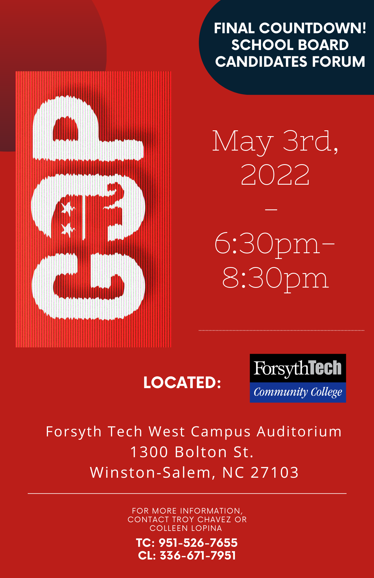 FCGOP Candidate Forum - Forsyth County Republican Party