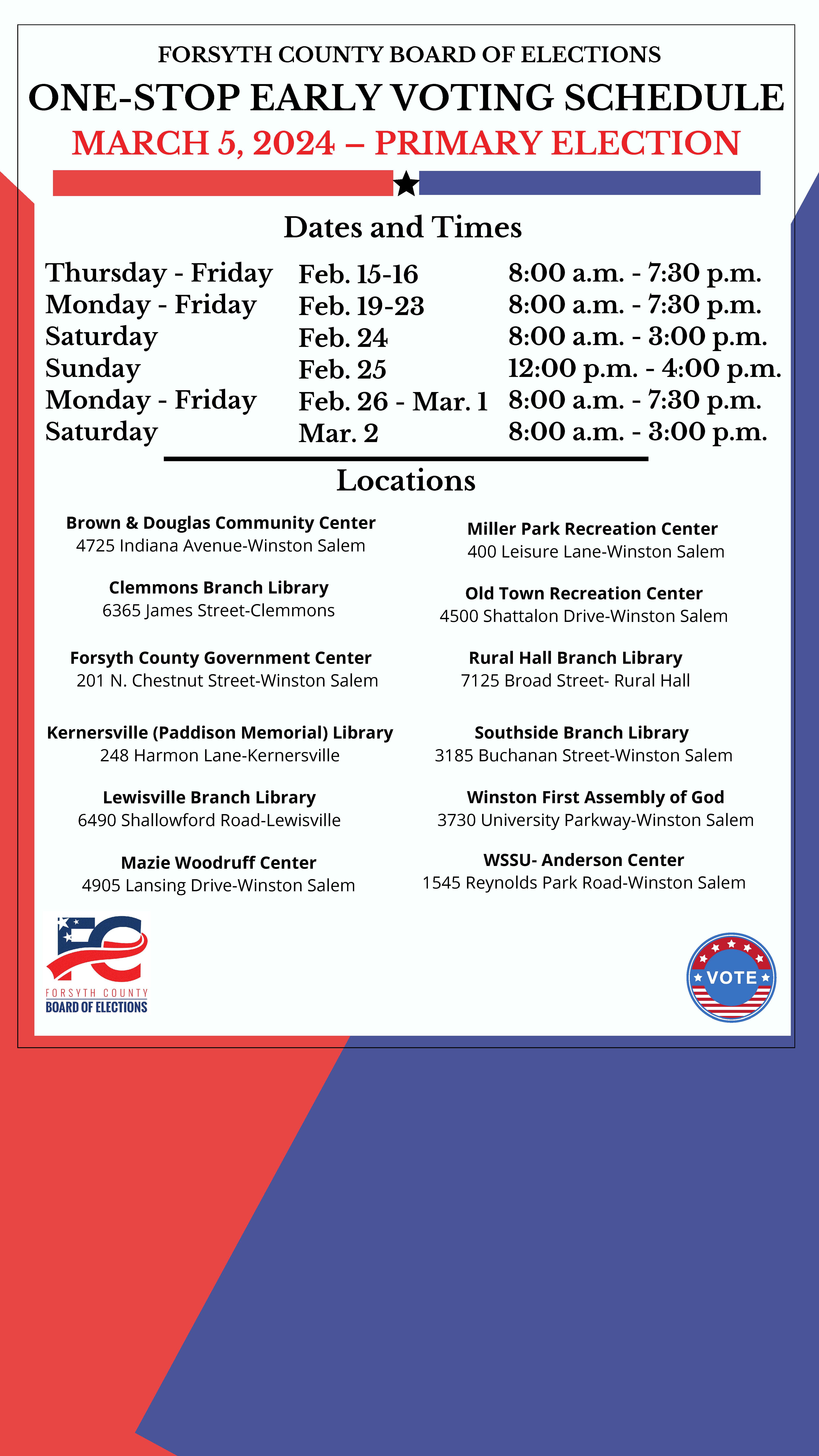 Early Voting - Forsyth County Republican Party