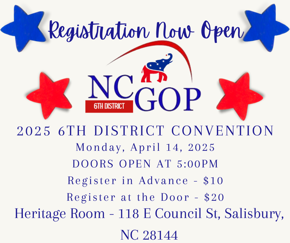 2025 NCGOP District 6 Convention - NC Sixth Congressional District